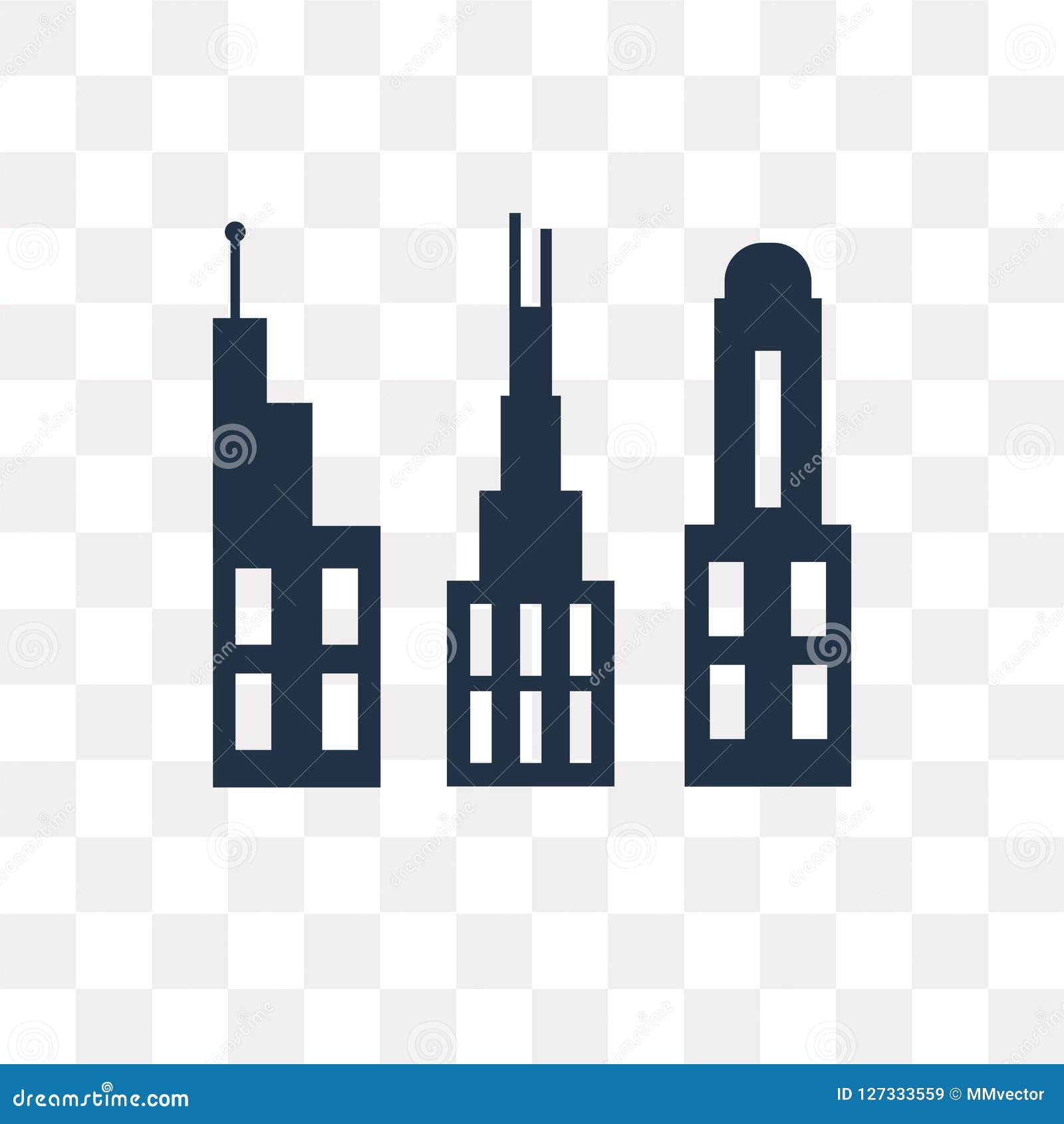 Buildings Vector Icon Isolated on Transparent Background, Buildings ...