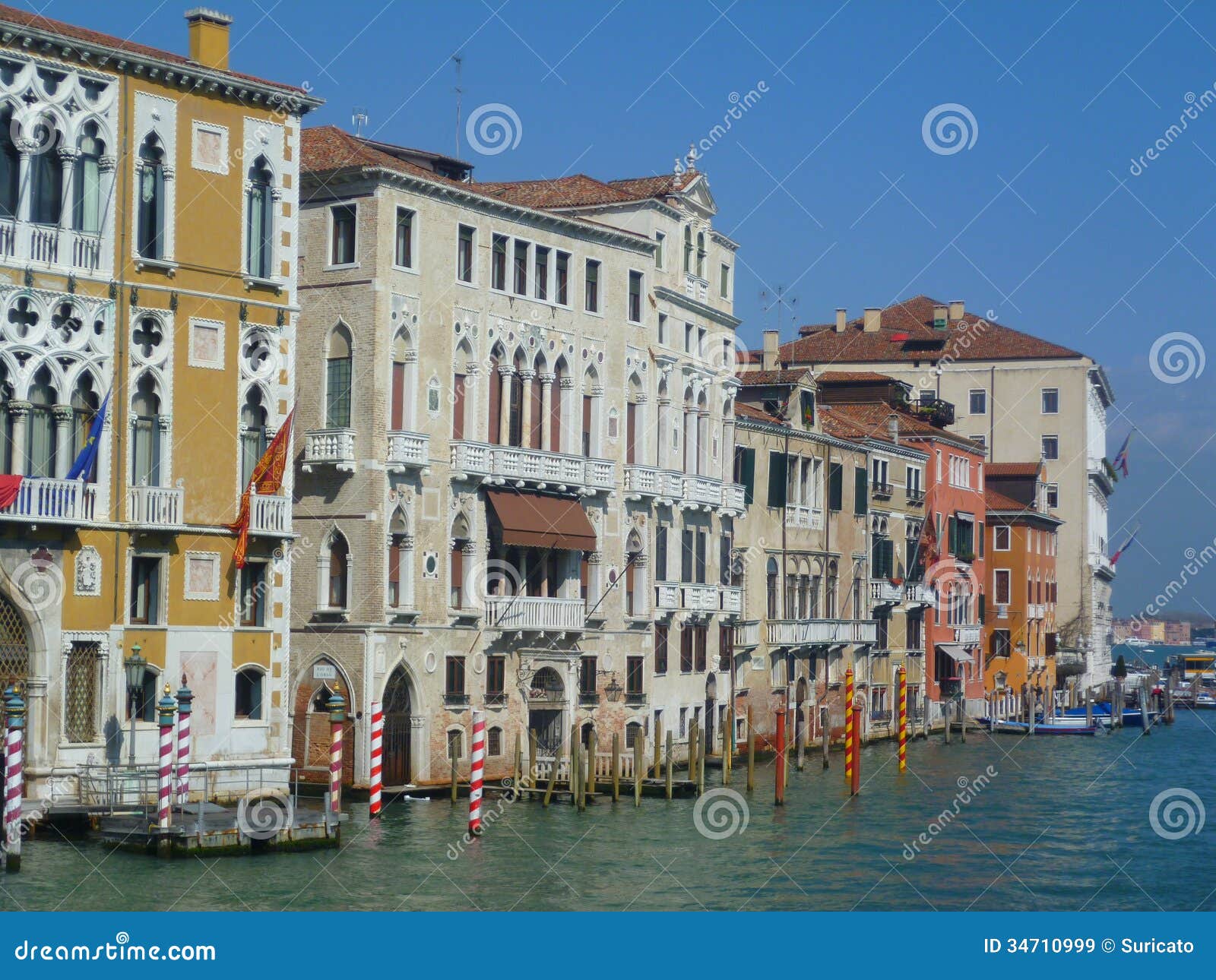 Buildings in Venice, Italy stock image. Image of church - 34710999
