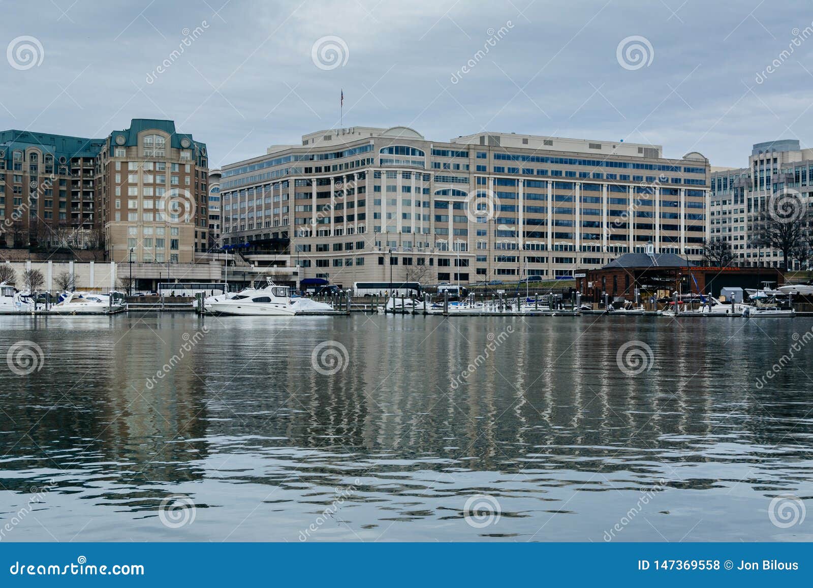 Buildings on the Waterfront, in Washington, DC Editorial Stock Photo ...