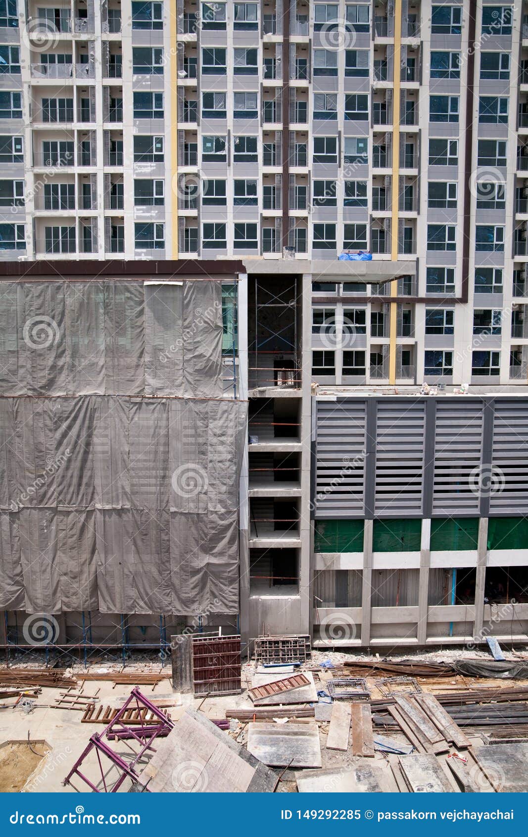 Buildings were constructed stock image. Image of build - 149292285