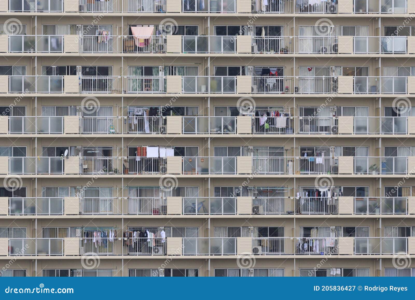 Buildings with Windows Background in Tokyo Editorial Photography ...