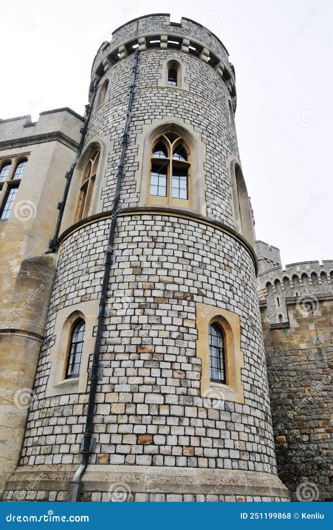 Buildings in Windsor Castle, England Stock Photo - Image of england ...