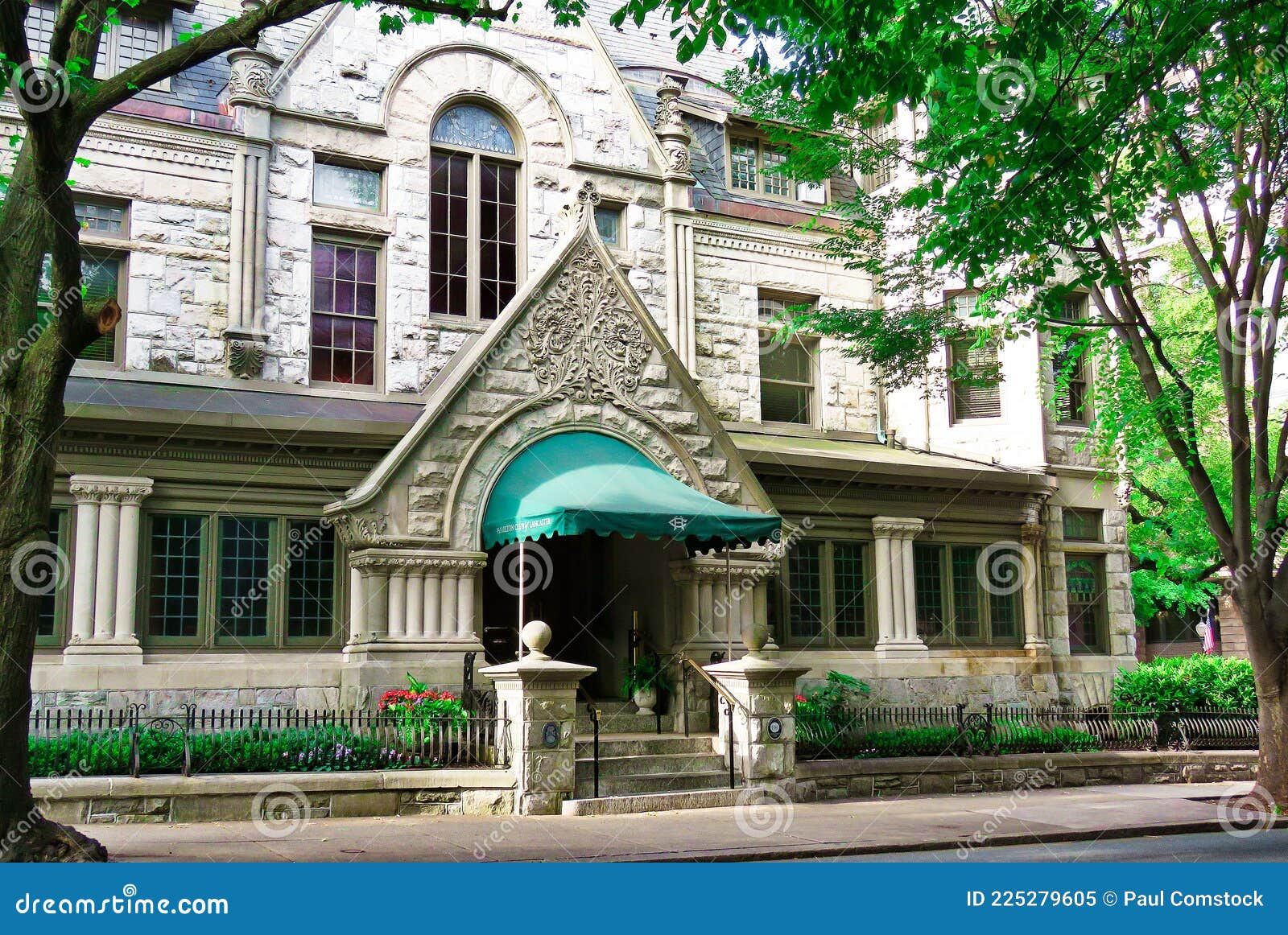The Hamilton Club, Lancaster City, Pennsylvania. Editorial Image ...