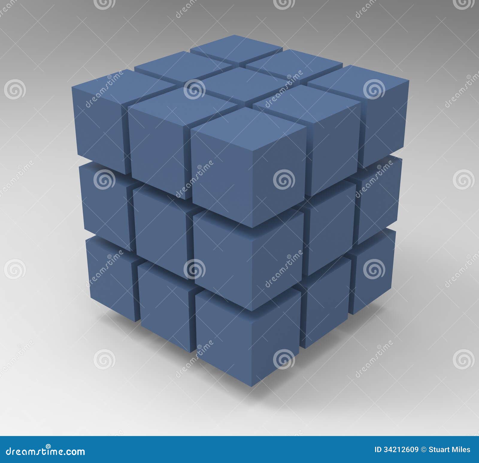 Built Blocks Structure Shows Fabrication Royalty-Free Stock Photo ...