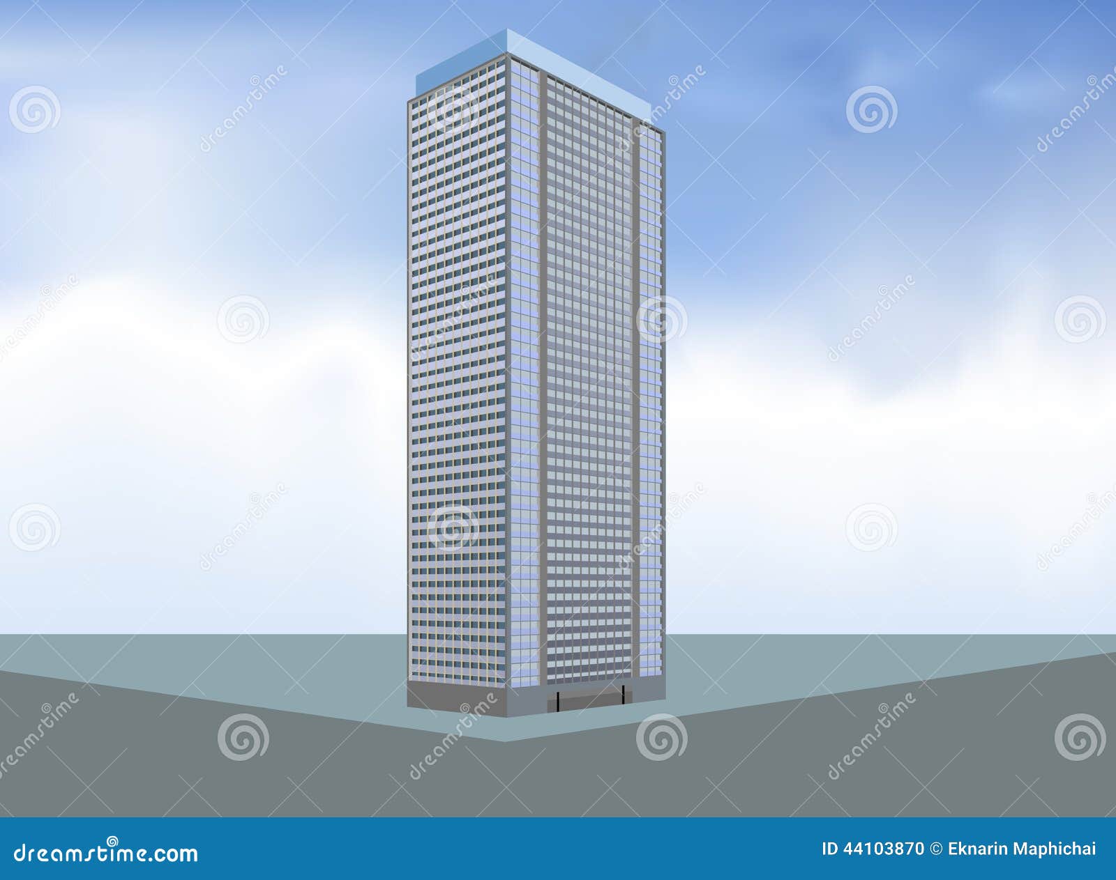 The Layout Of The Residential Building With The Facade Insulation ...