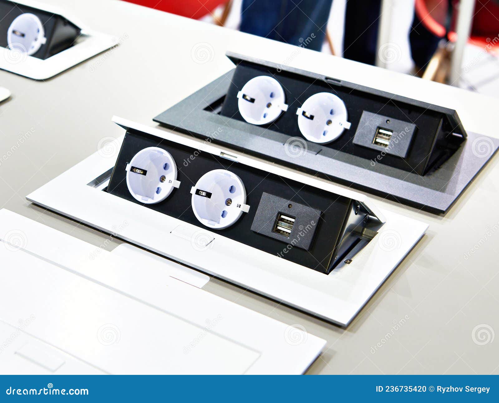 Socket And Power Outlet. Electric Plug. Cable Unplugged From Wall. Wire ...