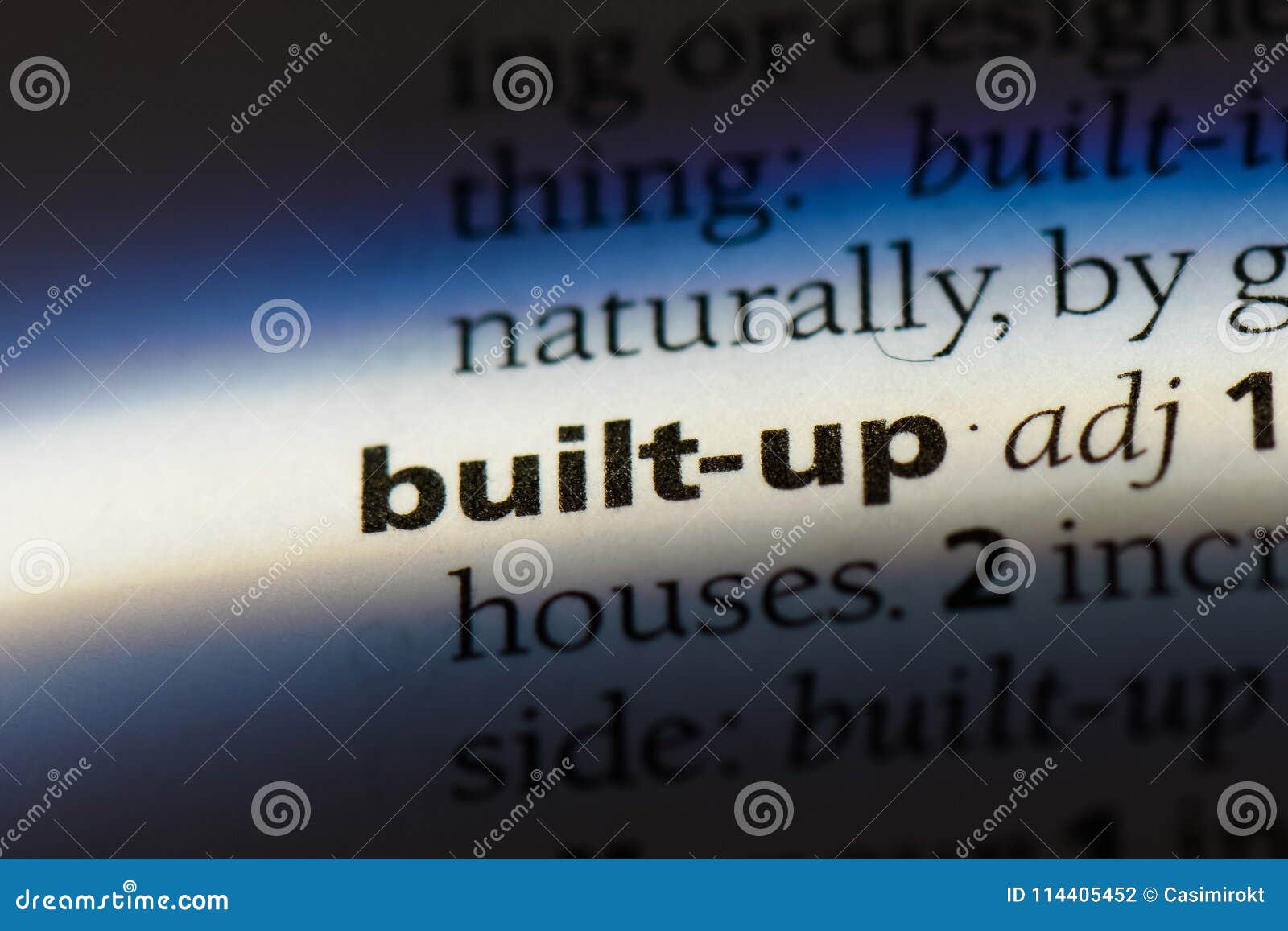 Built-up stock photo. Image of english, book, closeup - 114405452