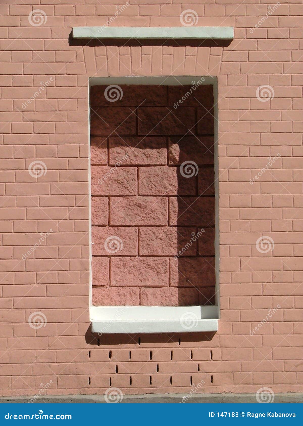 Built-in window stock image. Image of built, pink, hole - 147183