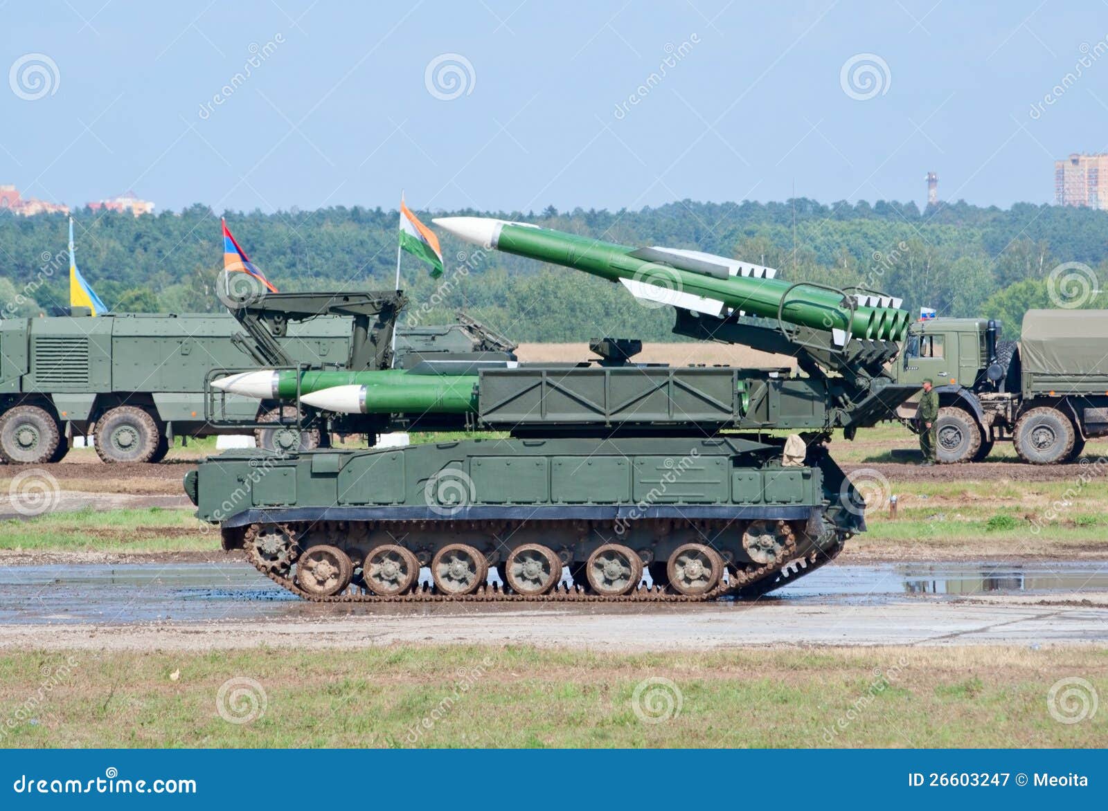 Buk-M missile launcher editorial photography. Image of bukm - 26603247