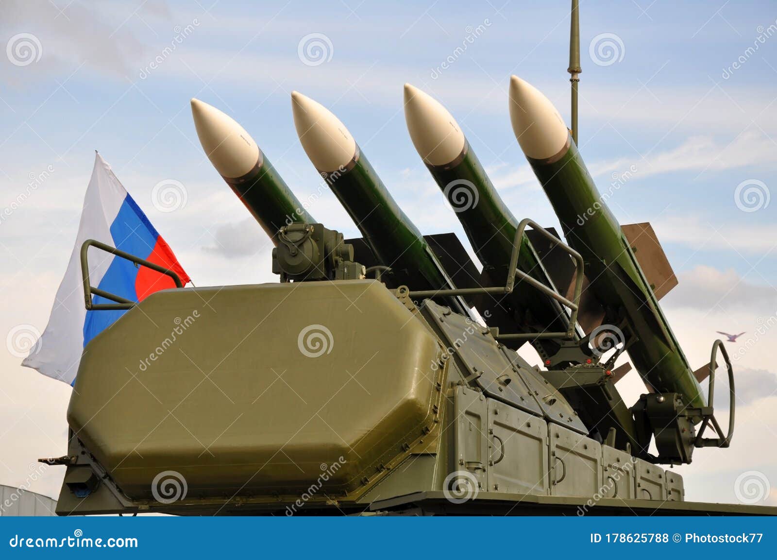 The BUK missile launcher editorial stock photo. Image of armed - 178625788