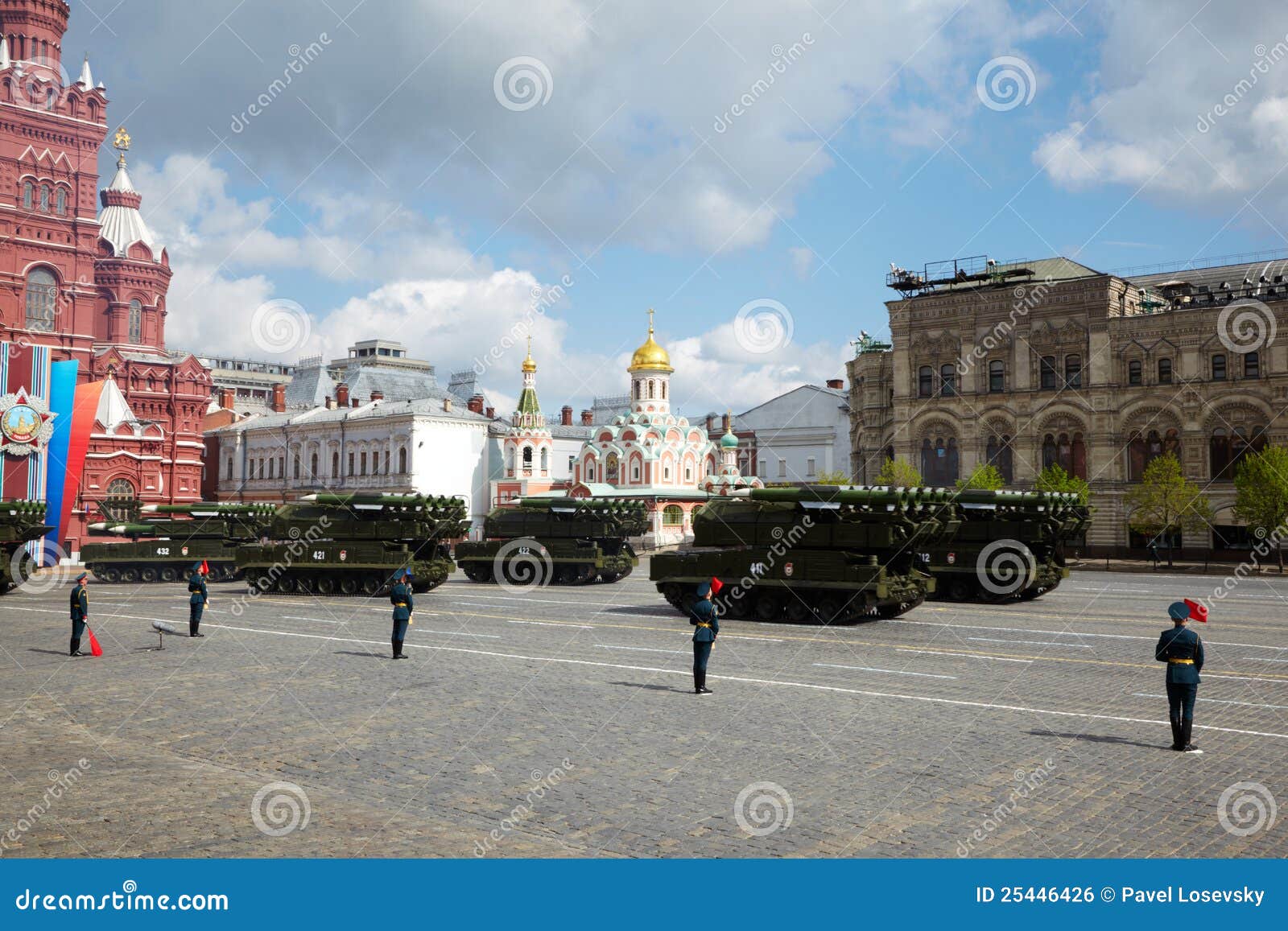 The Legendary Self-propelled Multiple Rocket Launcher Bm-21 Rides At ...