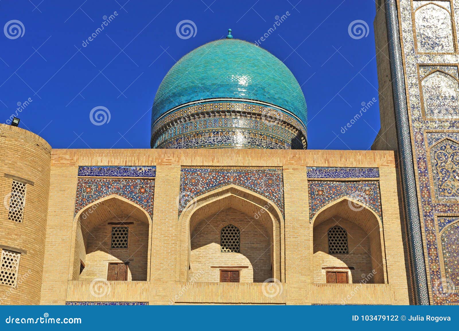 Miri Arab Madrasah Building In Bukhara, An Islamic Educational ...