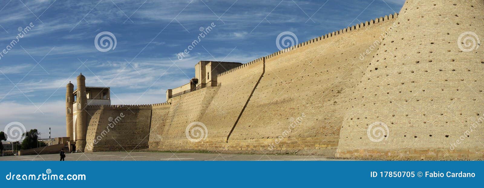 Bukhara walls stock image. Image of defensive, bricks - 17850705