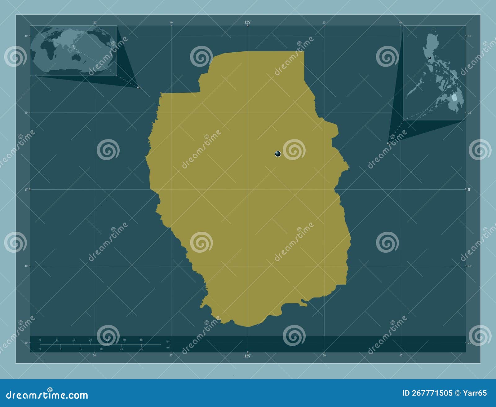 Bukidnon, Philippines. Solid. Capital Stock Illustration - Illustration ...