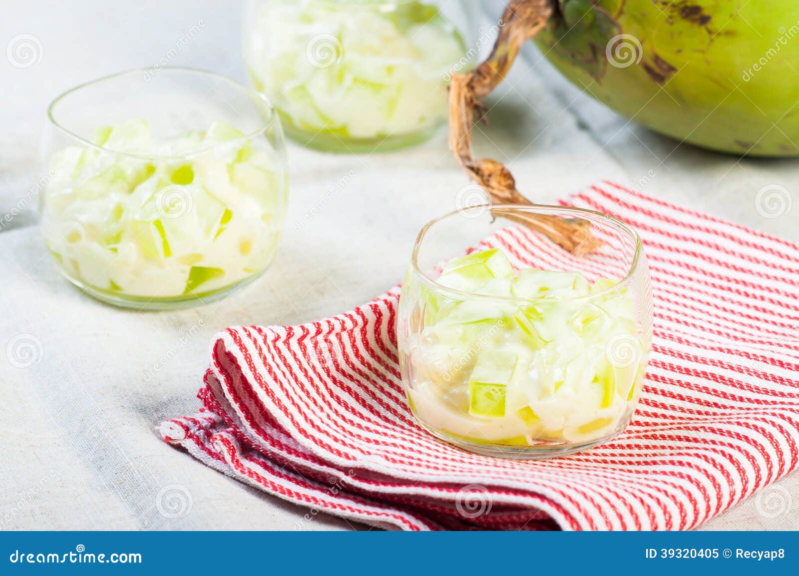 Buko Pandan, A Signature Philippines Dessert Made From Jelly And ...