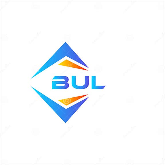 BUL Abstract Technology Logo Design on White Background. BUL Creative ...