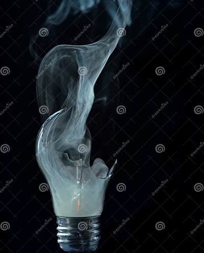 Bulb stock photo. Image of abstraction, smoke, defect - 2059442