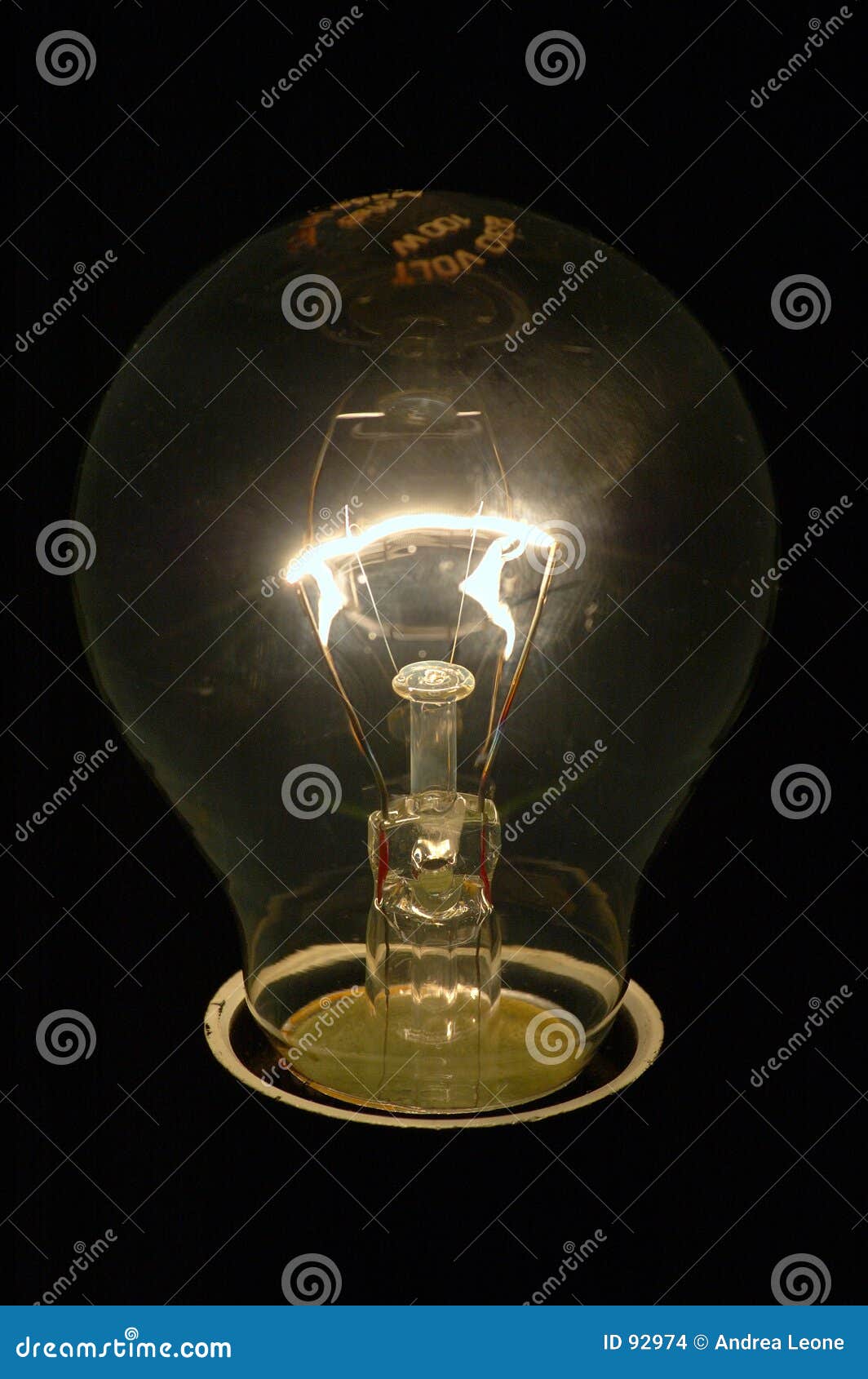 Bulb on stock photo. Image of electricity, solving, close - 92974