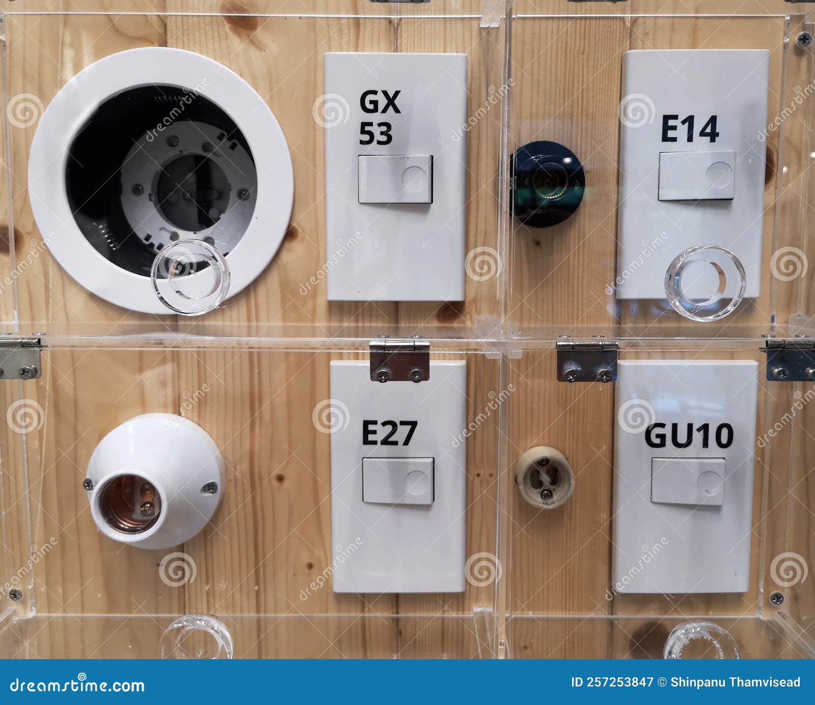 Bulb Basic Experiment Kit. Equipment for Test Electrical. Stock Image ...