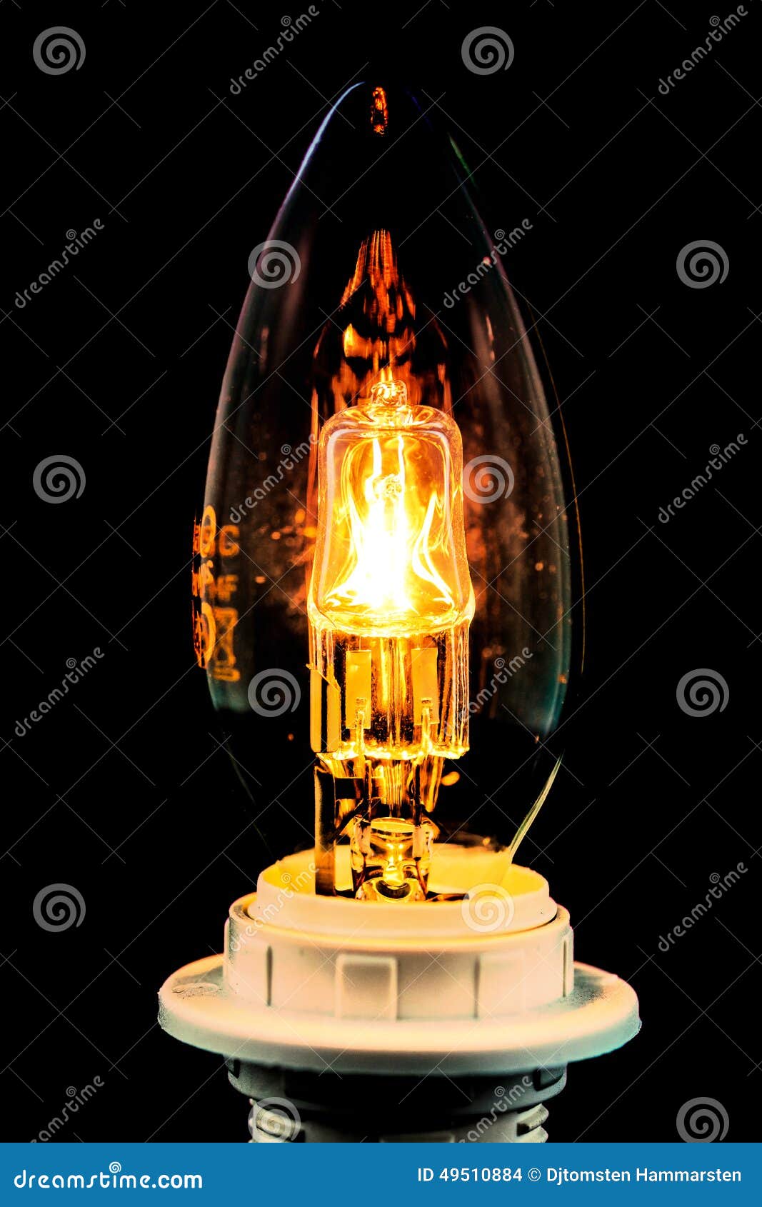 Bulb in close-up stock photo. Image of bulb, elements - 49510884