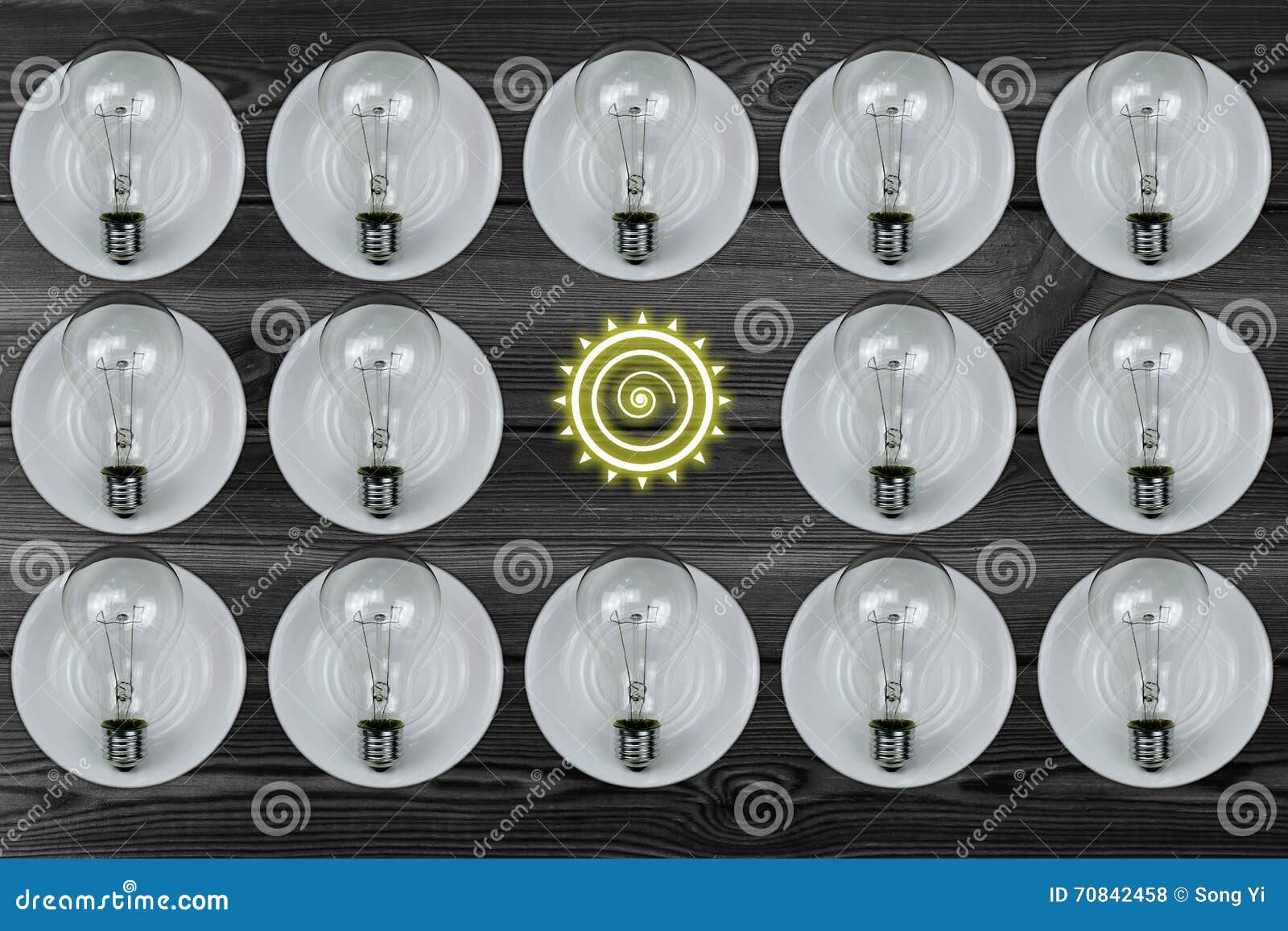 Bulb combination stock photo. Image of creativity, crazy - 70842458