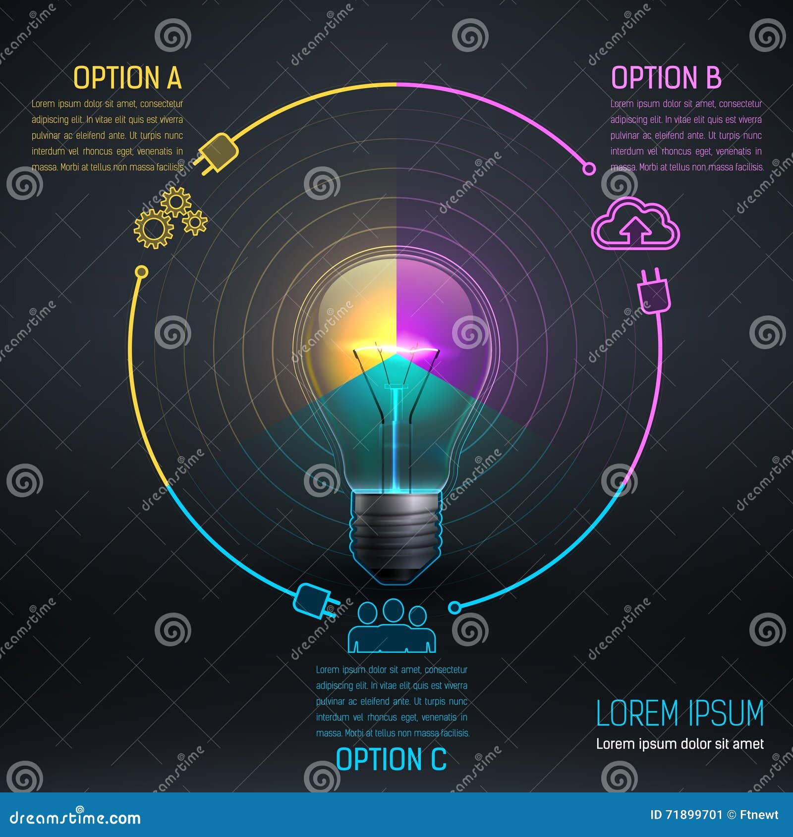Bulb 8 stock illustration. Illustration of element, blue - 71899701