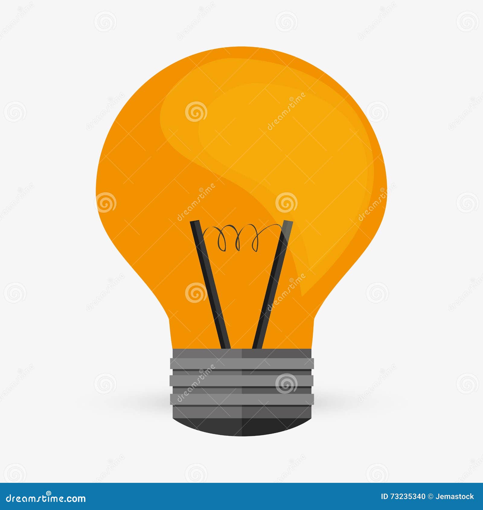 Bulb Design. Colorfull Illustration, Graphic Stock Illustration ...
