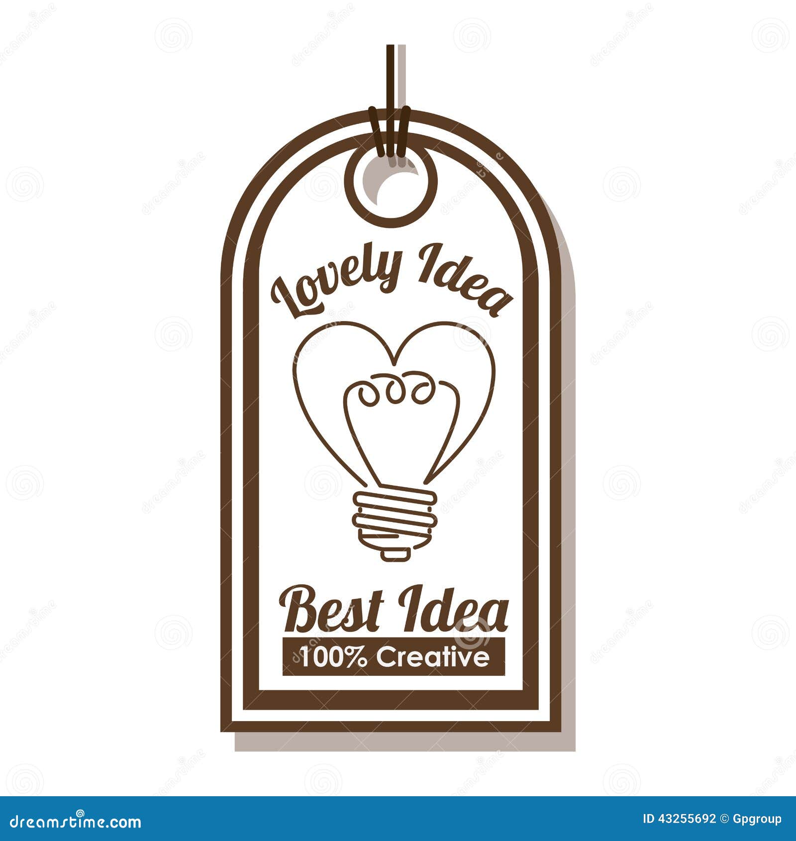Bulb design stock vector. Illustration of concepts, study - 43255692