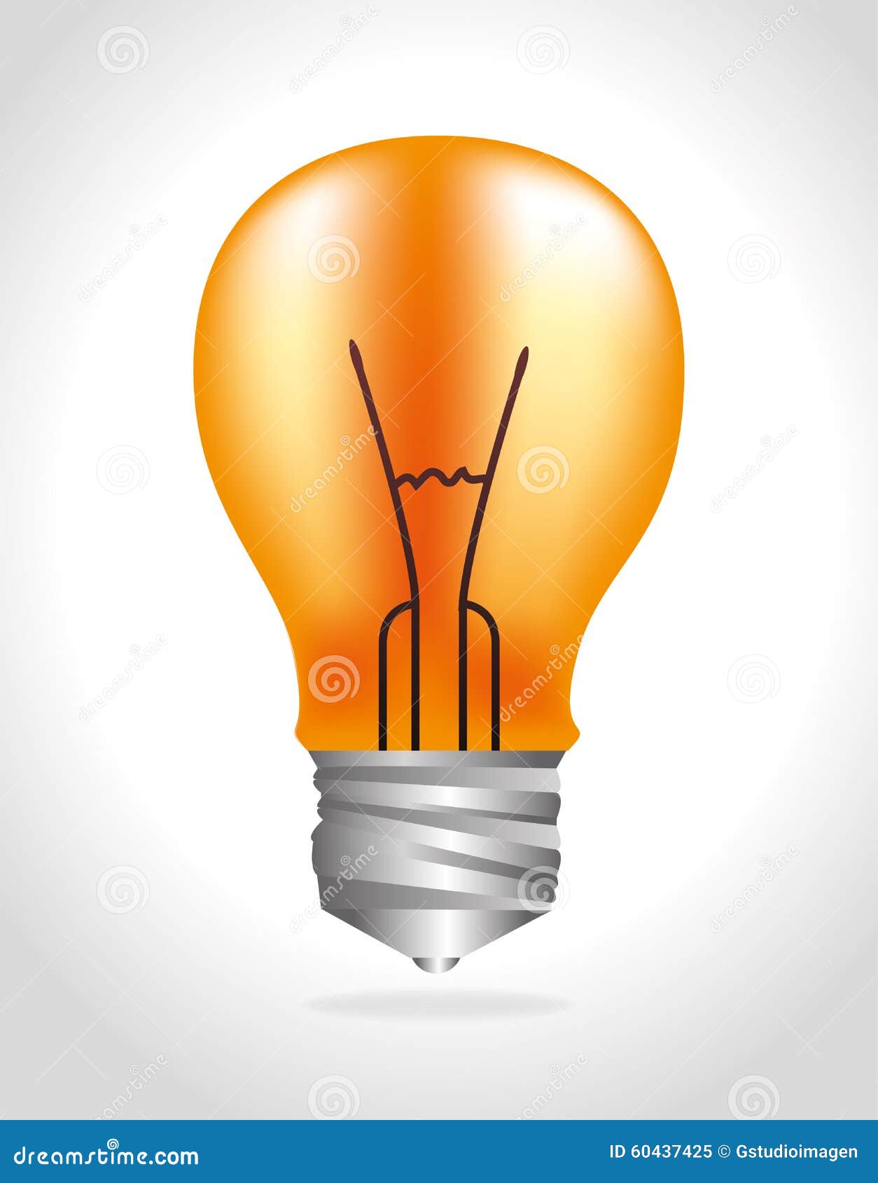 Bulb design. stock vector. Illustration of imagination - 60437425
