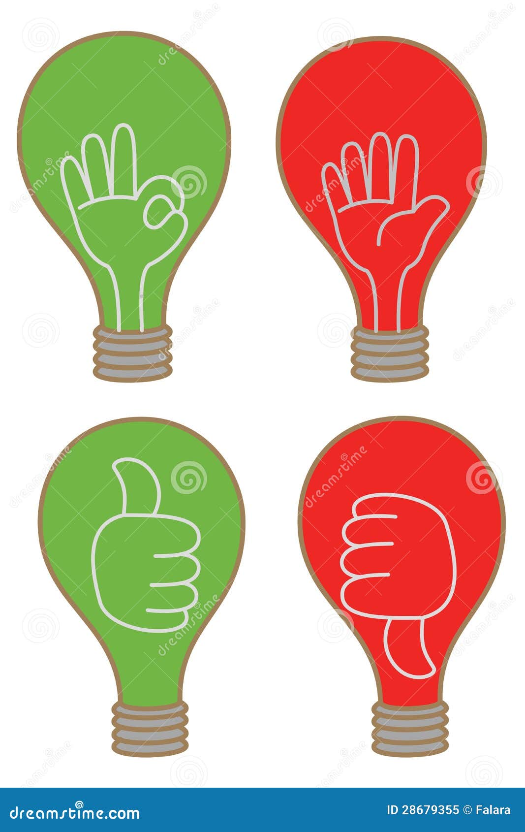 Like And Unlike Symbols Vector Illustration | CartoonDealer.com #23575090