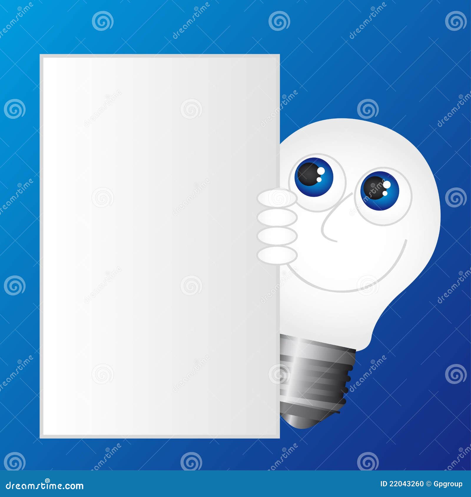 Bulb electric cartoon stock vector. Illustration of bright - 22043260
