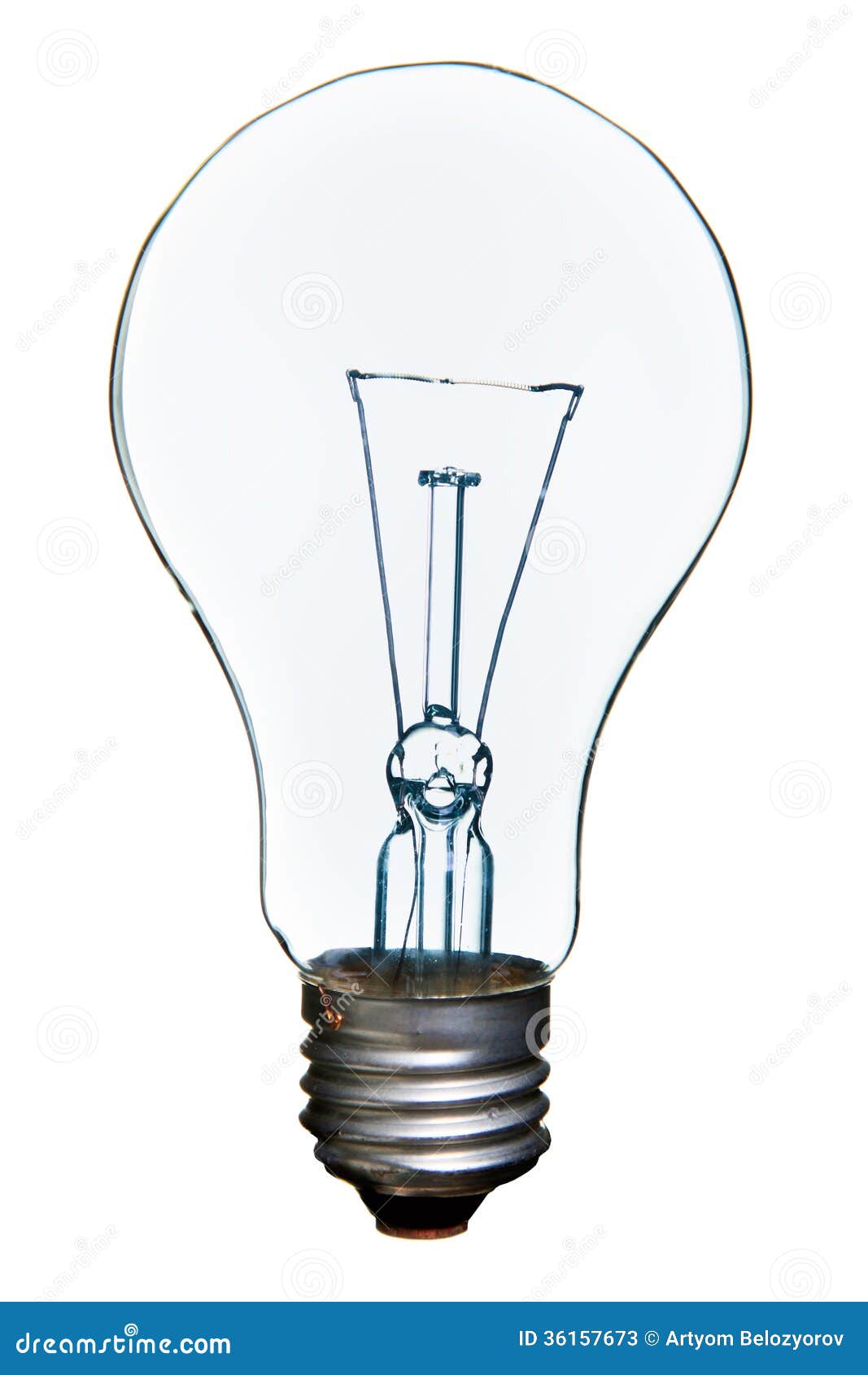 Bulb stock image. Image of light, thread, current, electrode - 36157673