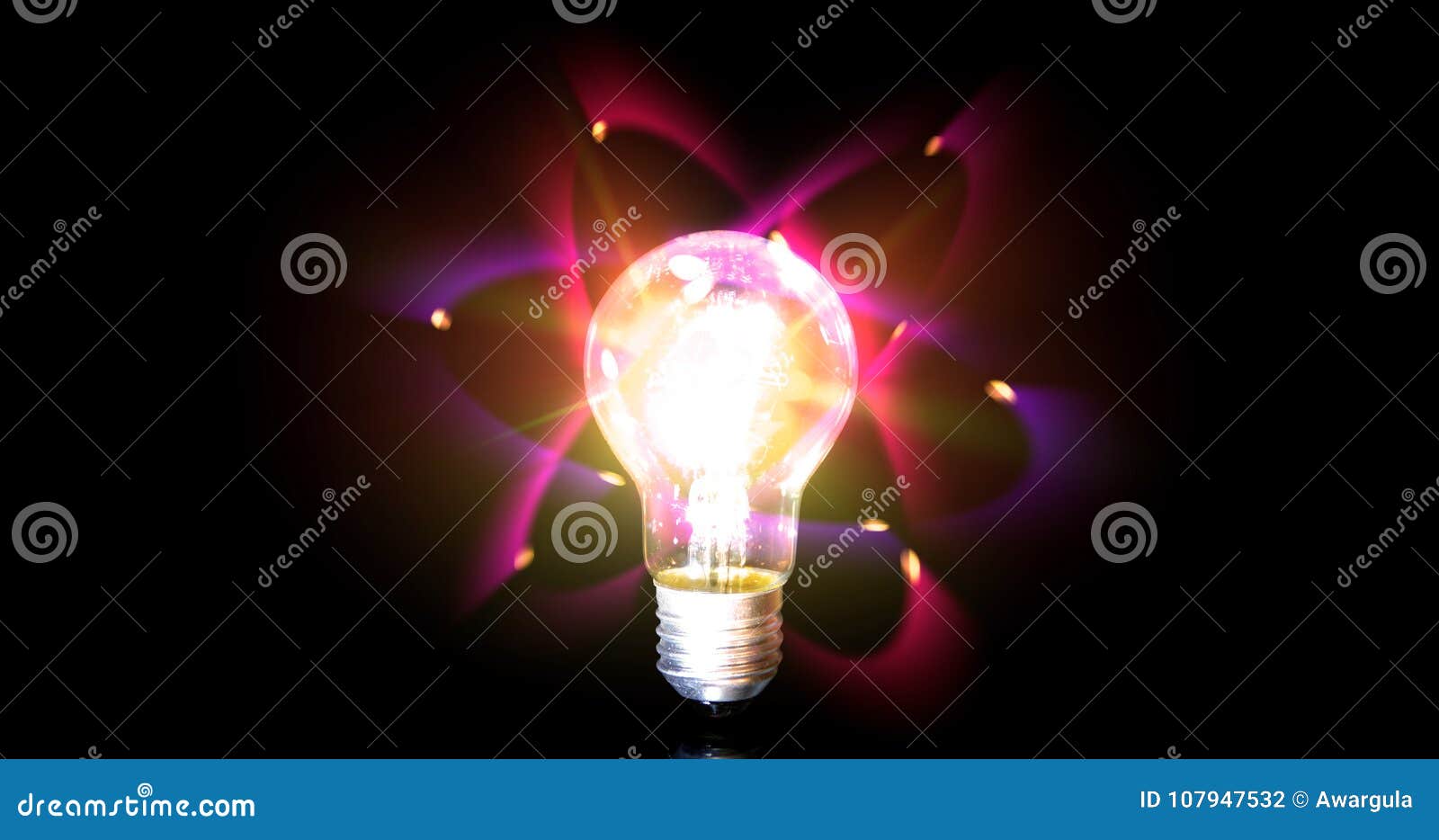 Bulb Electron Stock Illustration Illustration Of Ideas 107947532