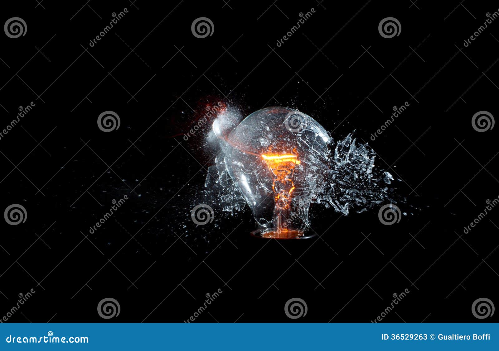 Bulb explosion stock image. Image of defeat, industry - 36529263