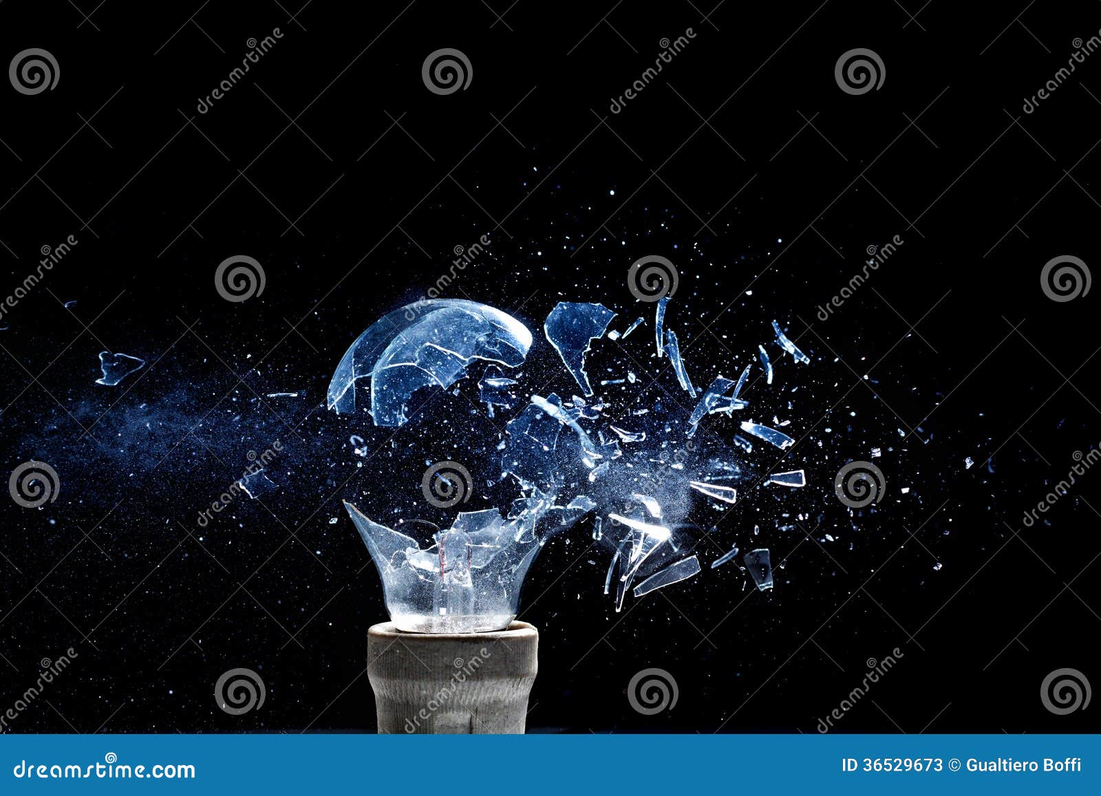 Bulb explosion stock image. Image of closeup, industry - 36529673