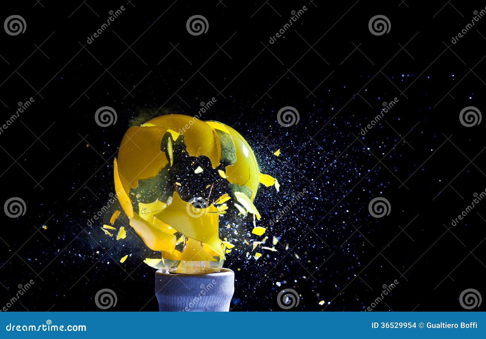 Bulb explosion stock photo. Image of bang, explosion - 36529954