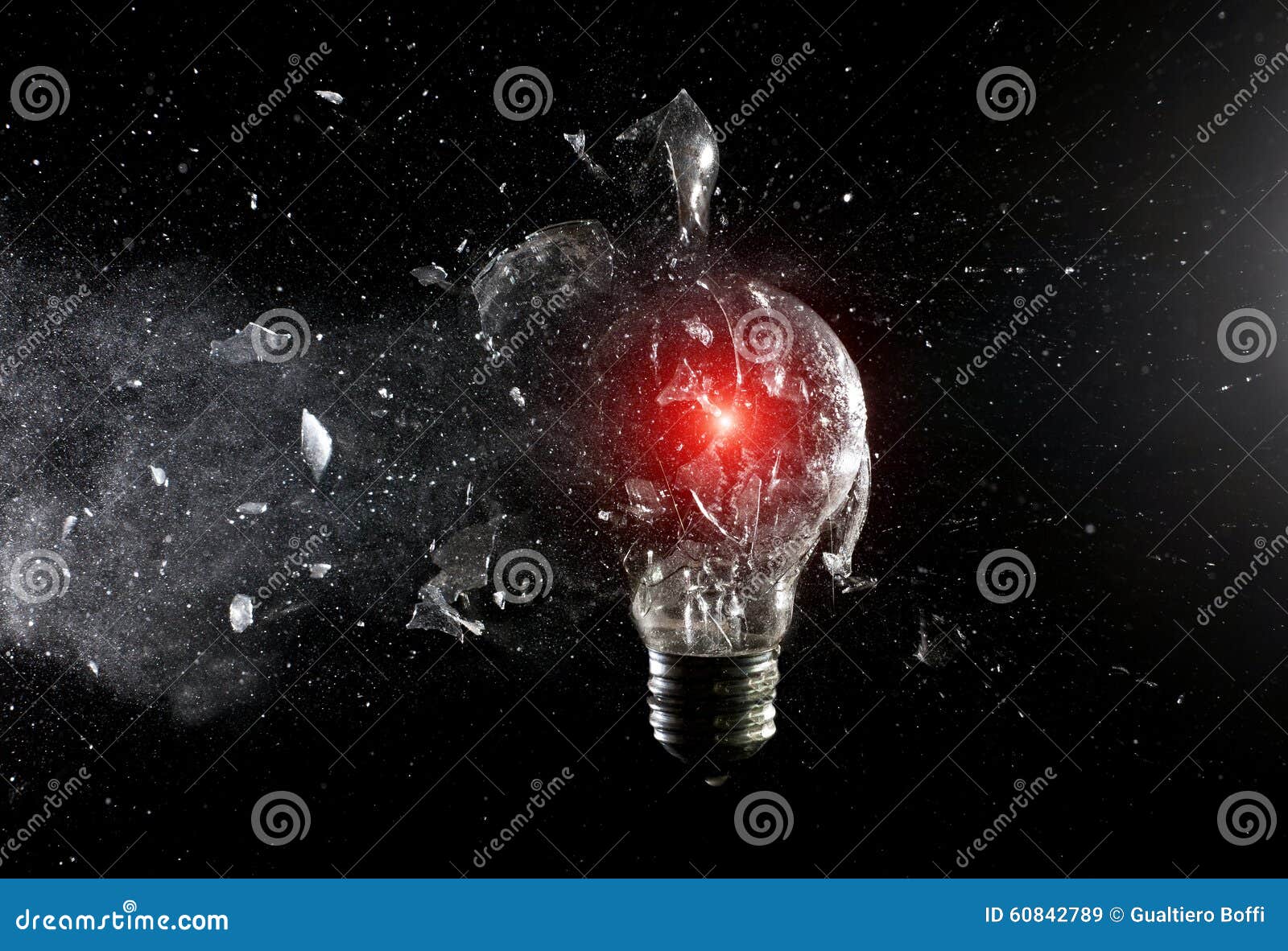 Bulb explosion stock image. Image of industry, electric - 60842789