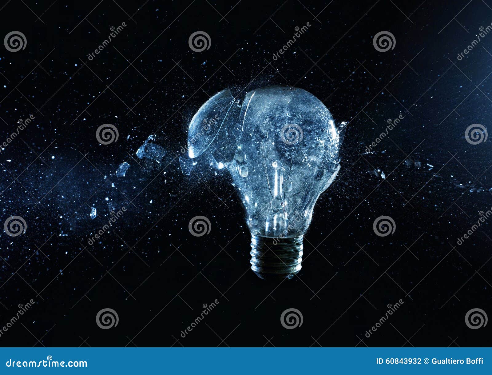 Bulb explosion stock photo. Image of crash, explosion - 60843932