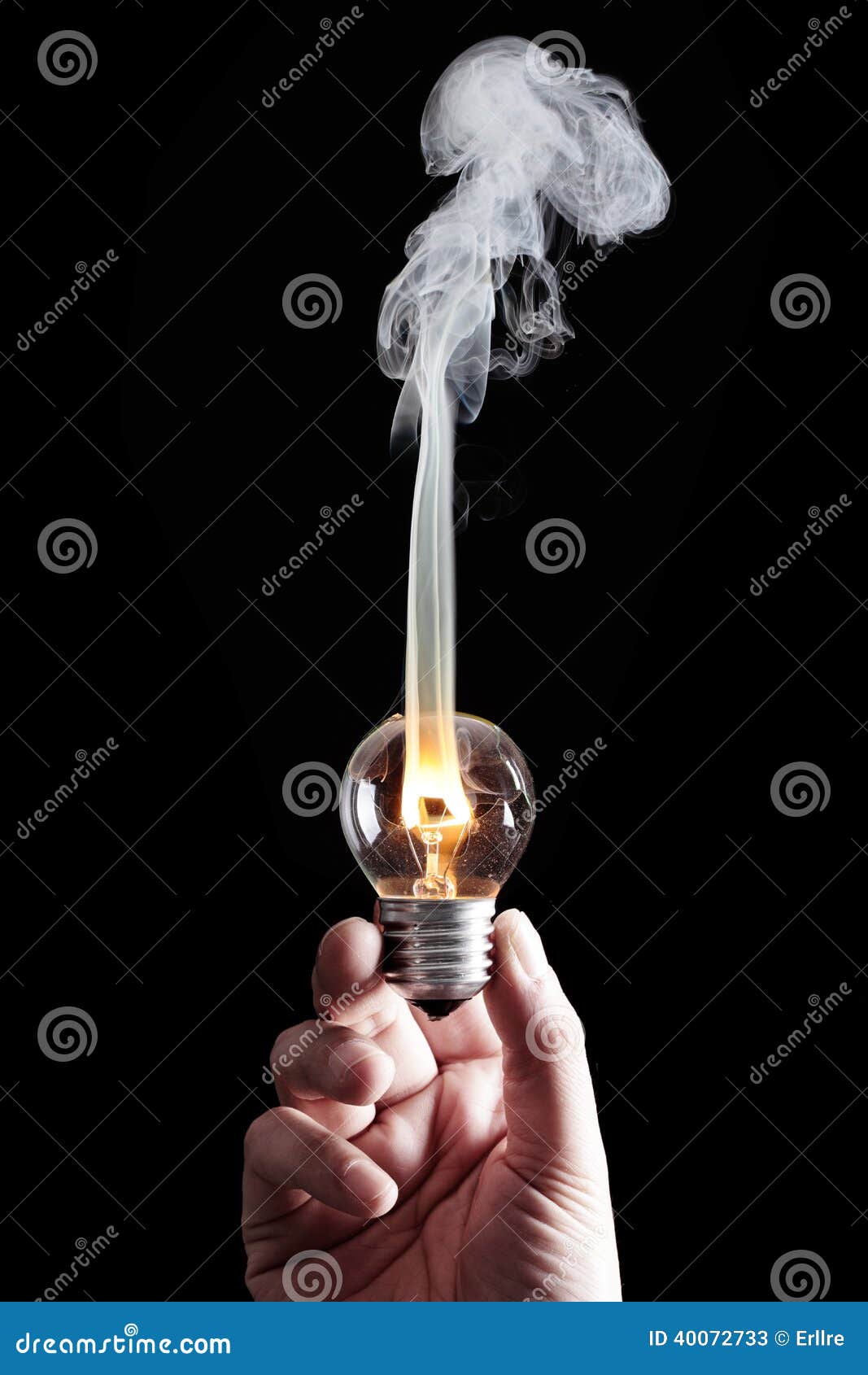 Bulb and fire stock image. Image of defect, heat, destroy - 40072733