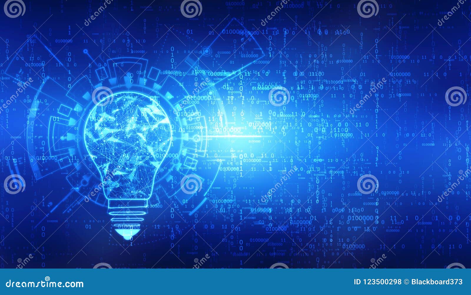 Bulb Future Technology, Innovation Background, Creative Idea Concept ...