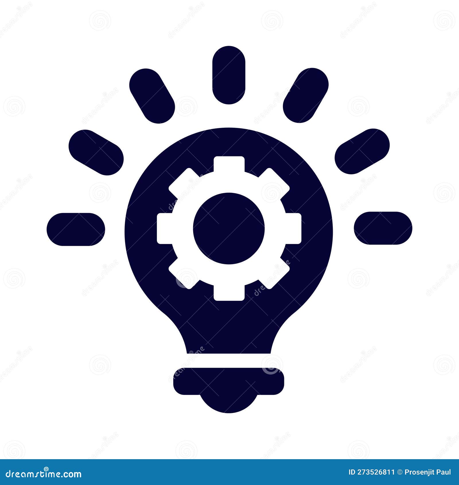 Bulb, Gear, Light Bulb, Idea, Management, Creative Idea Management Icon ...