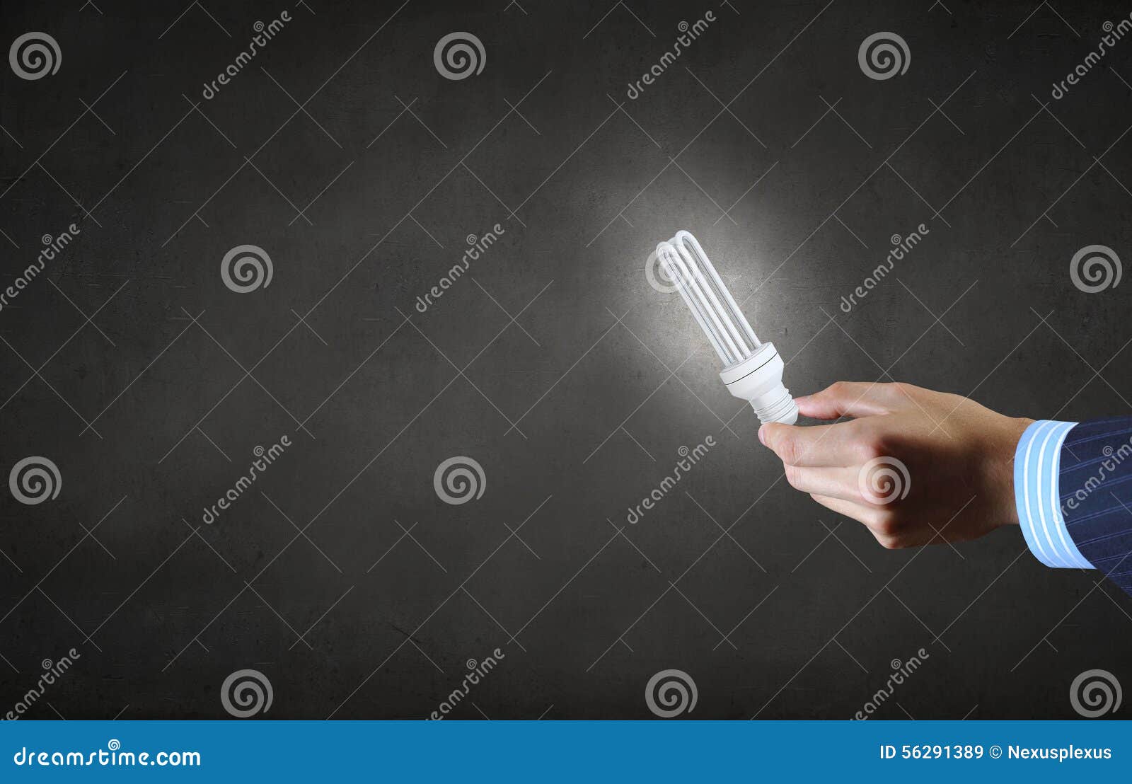 Bulb in hand stock image. Image of solve, efficiency - 56291389
