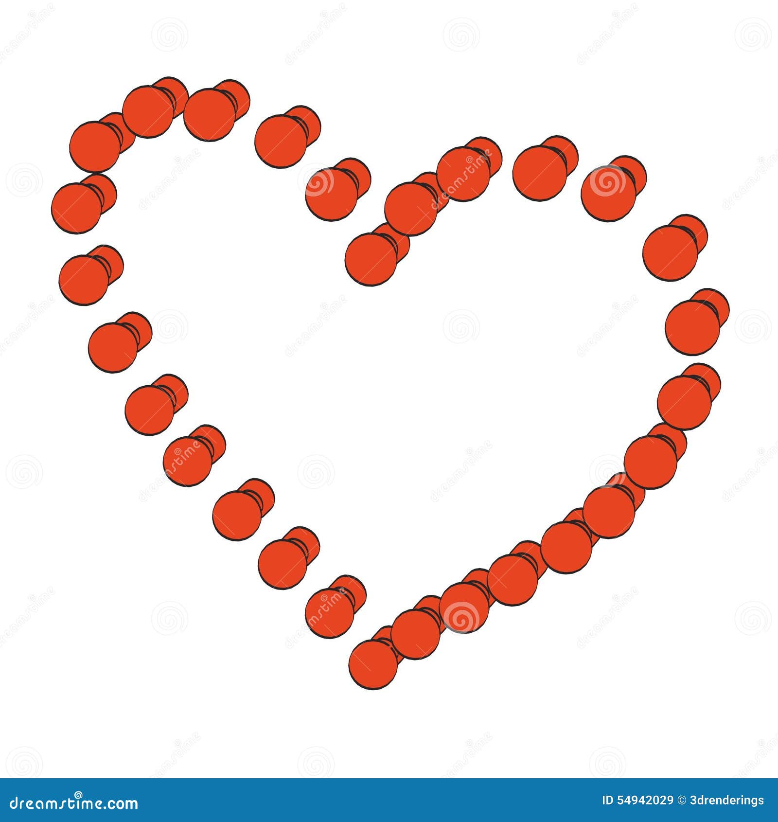 Bulb heart stock illustration. Illustration of arrow - 54942029