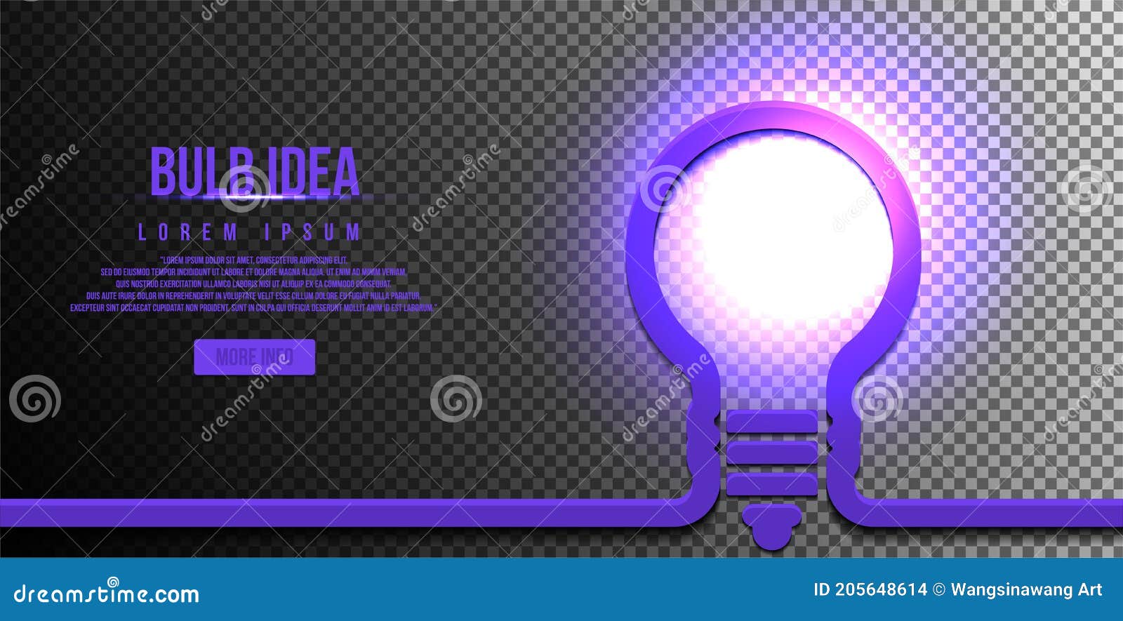Bulb, Idea Concept, with Light Glowing Shine Isolated on Transparent ...