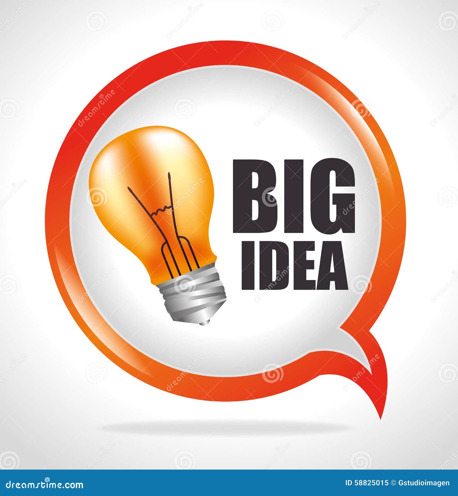 Bulb idea design. stock vector. Illustration of imagination - 58825015