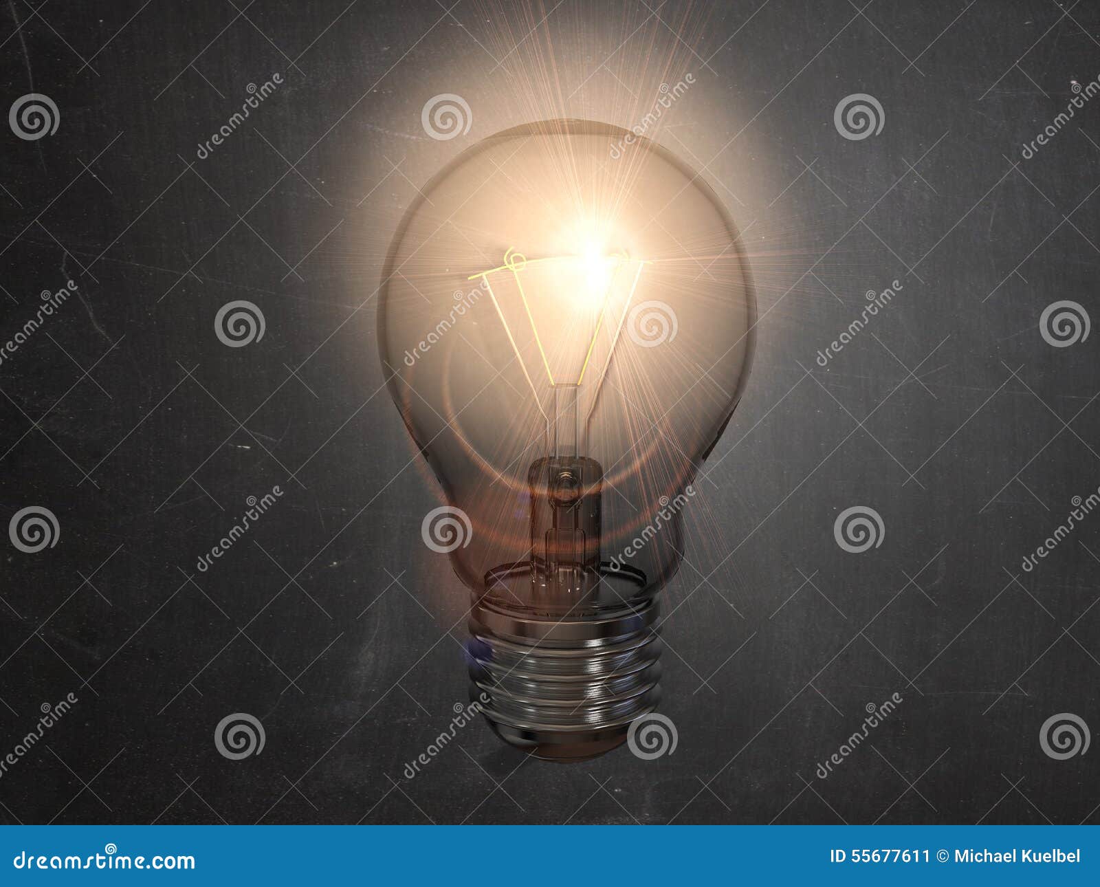 Bulb Idea Lamp Light Lights Incident Stock Illustration - Illustration ...