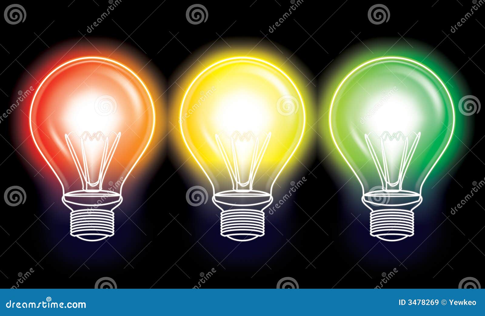 Bulb illustration stock illustration. Illustration of energy - 3478269