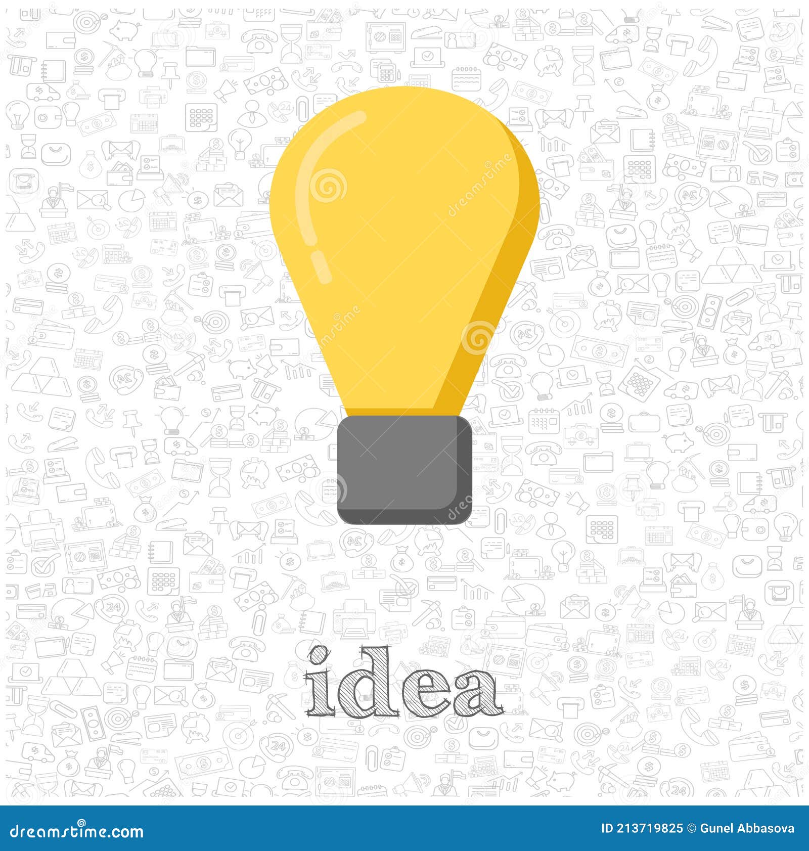 Bulb Isolated Flat Illustration. Bulb Design Element for Illustration ...