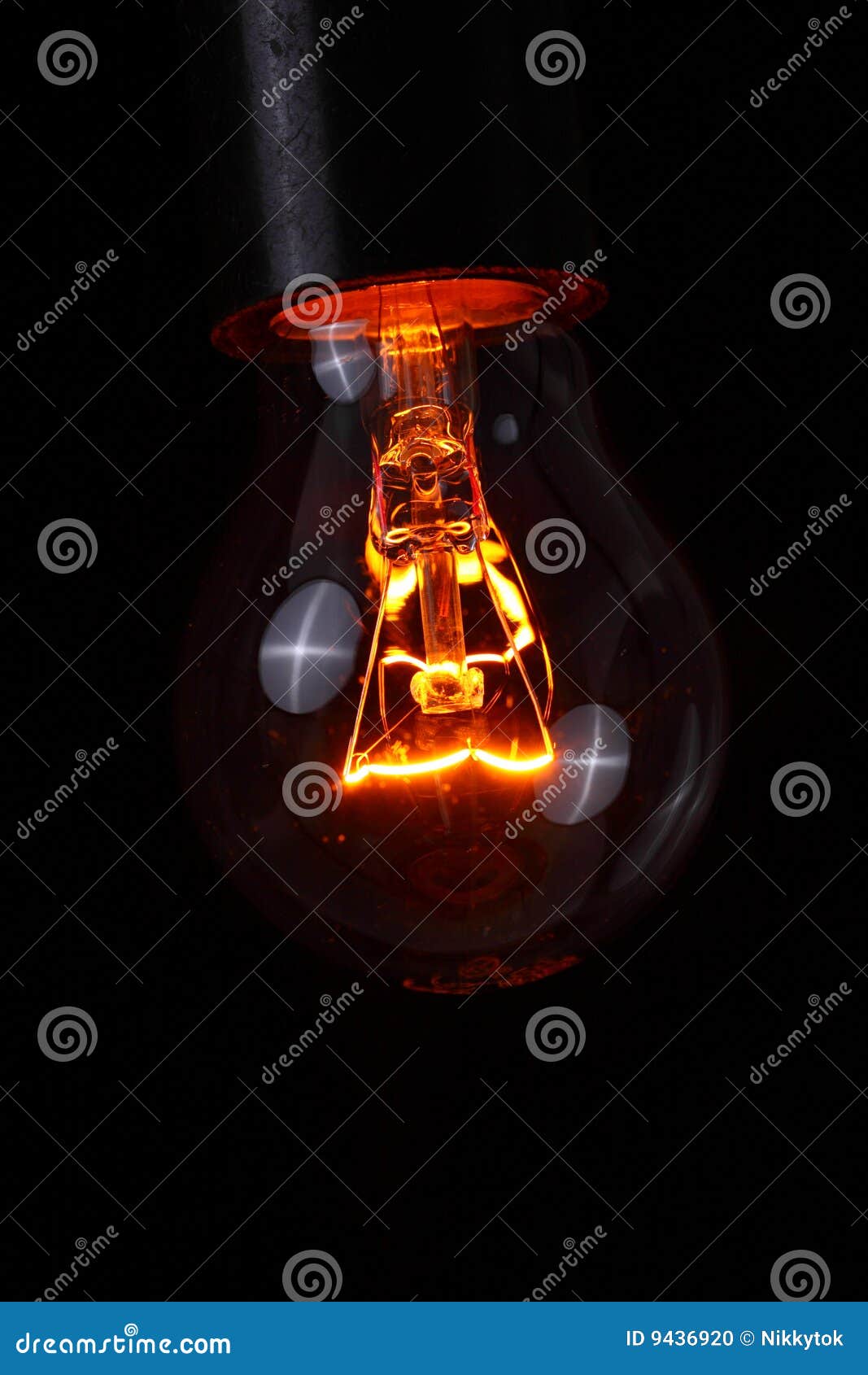 Bulb lamp closeup stock photo. Image of background, watts - 9436920