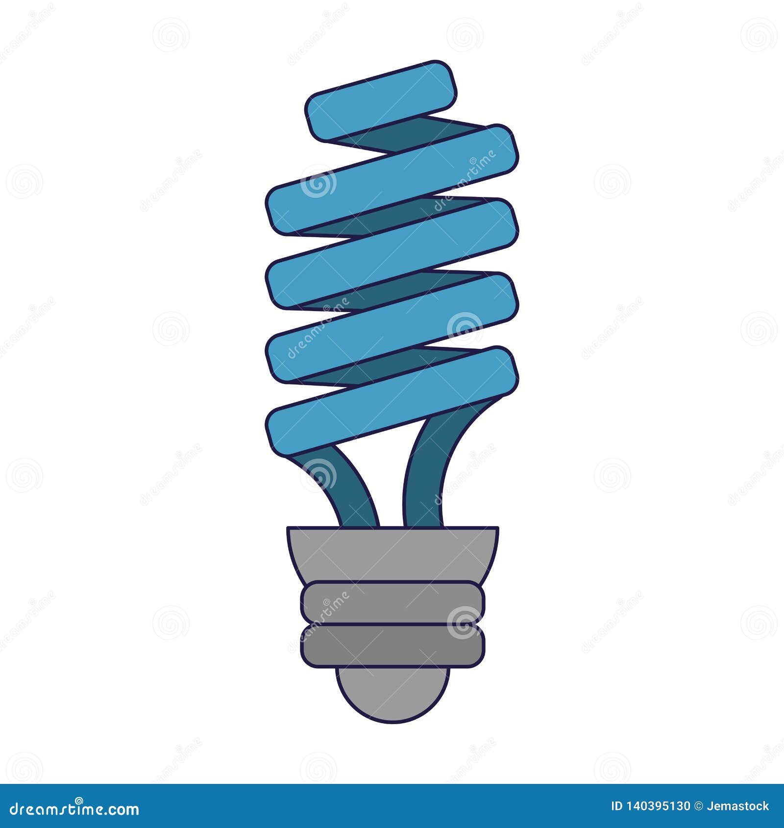 Bulb light energy symbol stock vector. Illustration of conservation ...